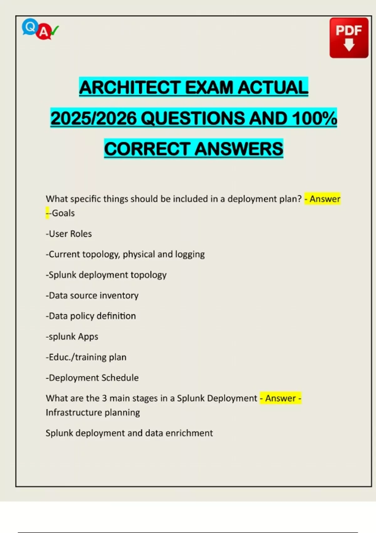 ARCHITECT EXAM ACTUAL 2025/2026 QUESTIONS AND 100% CORRECT ANSWERS - RA ...