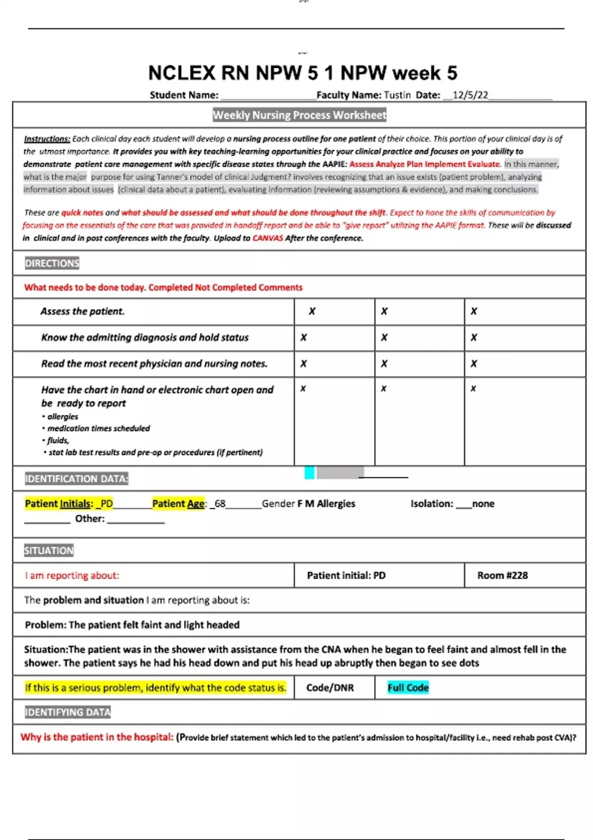 NCLEX RN NPW 5 1 NPW week 5 questions with verified answers and ...