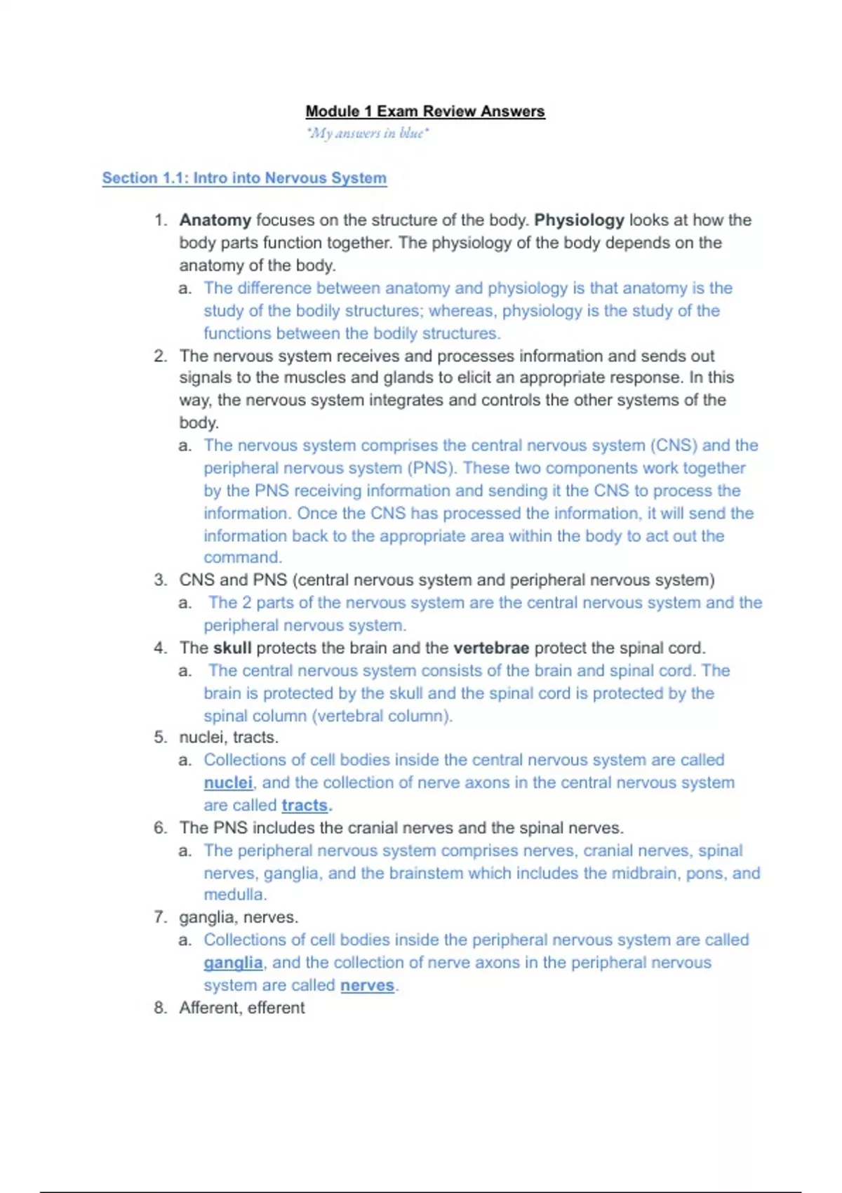 Portage Learning BIO 152 Module 1 Exam Review Updated 2025/2026 - Biod ...