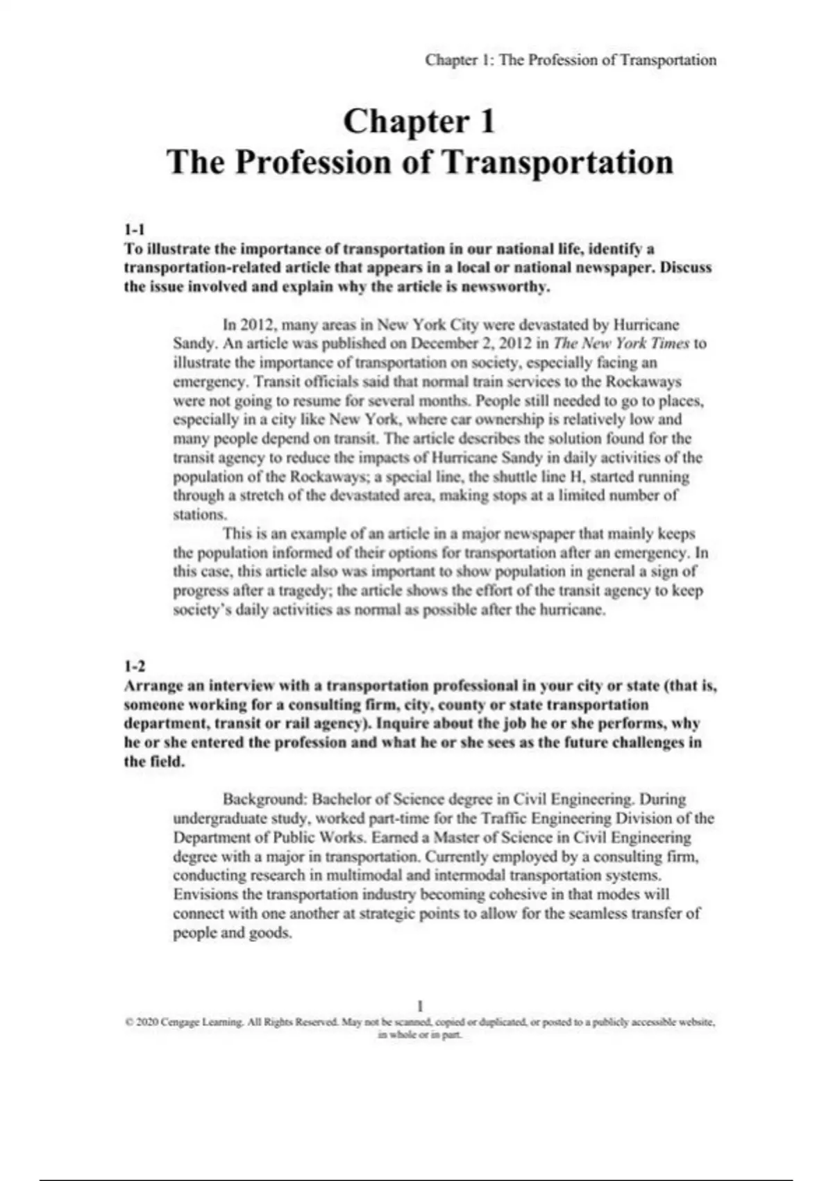 Summary solutions manual, summaries: Traffic and Highway Engineering, Enhanced Edition ,Garber ...