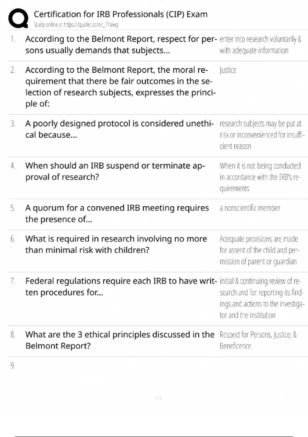 CIP® Certification Exam 2024 / IRB Professional Study Guide / Human Research Protection / OHRP ...