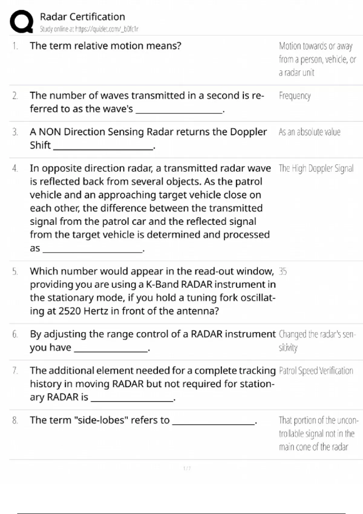 Radar Certification Exam / 2024 Study Guide / FAA & IMO-Compliant ...