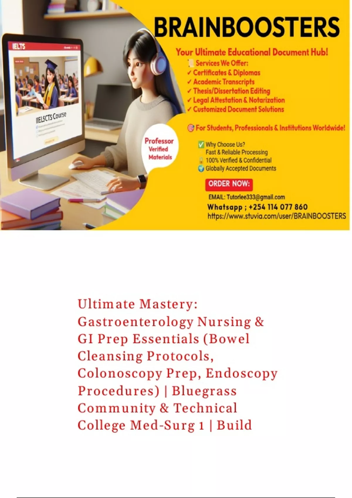 Ultimate Mastery: Gastroenterology Nursing & GI Prep Essentials (Bowel ...