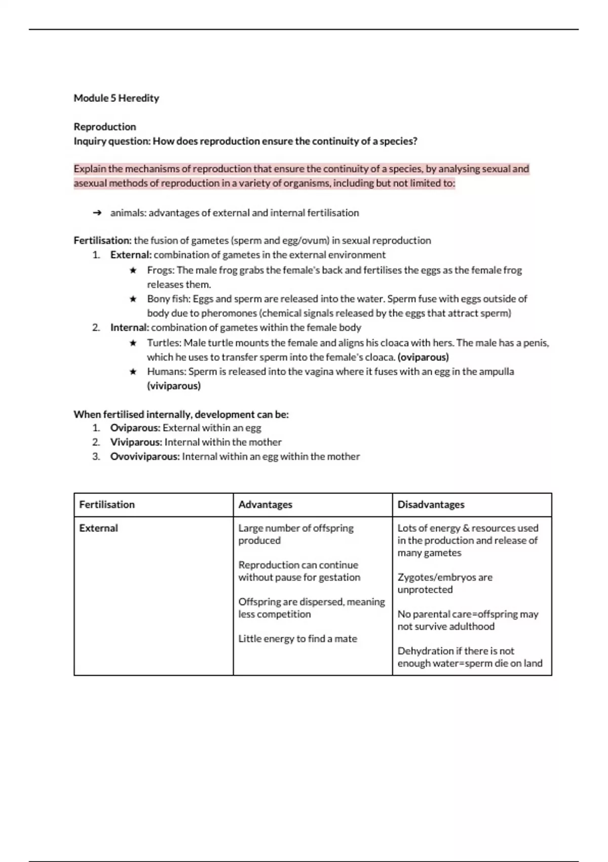 Summary HSC Biology Modules 1–8 Band 6 Notes (Condensed & Complete ...