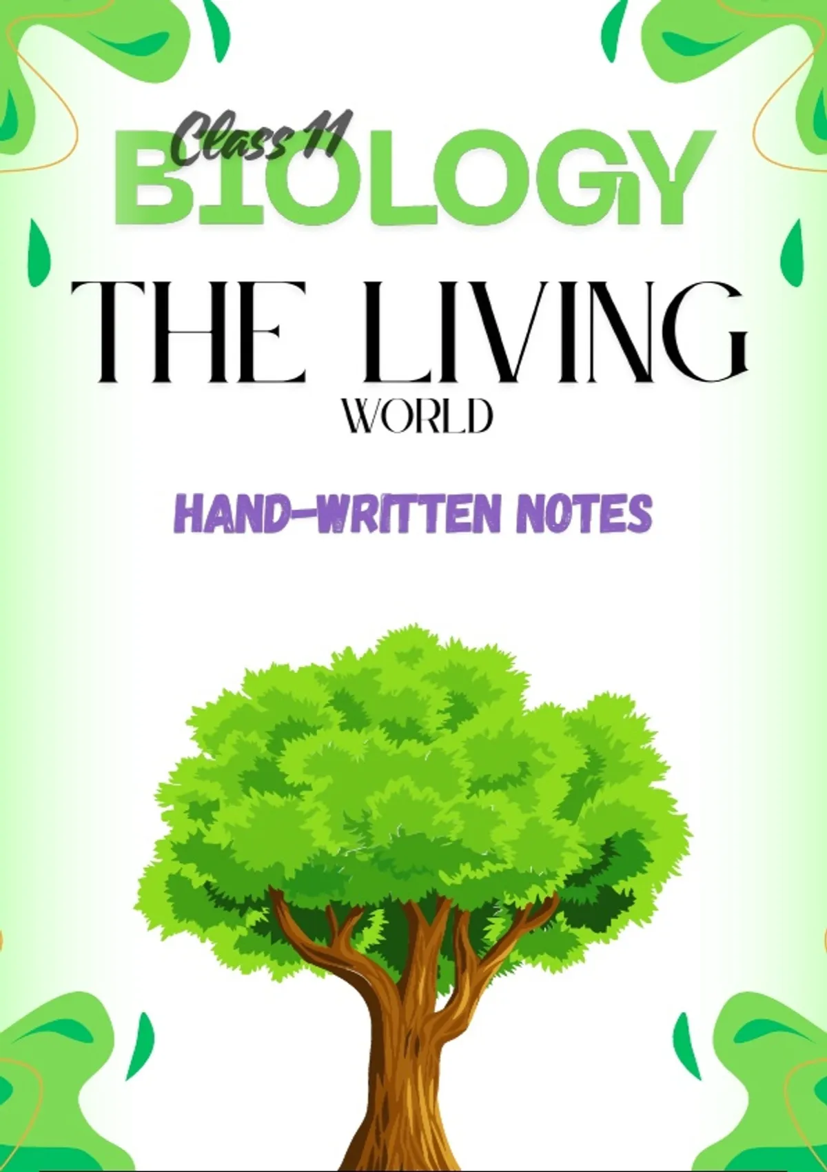 Biology Class 11 Notes – Chapter 1 The Living World (CBSE + NEET ...