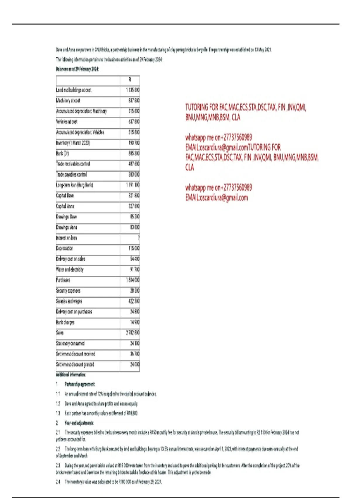 FAC1601 ASSESSMENT 1 SEM 2 OF 2025 EXPECTED QUESTIONS AND ANSWERS ...