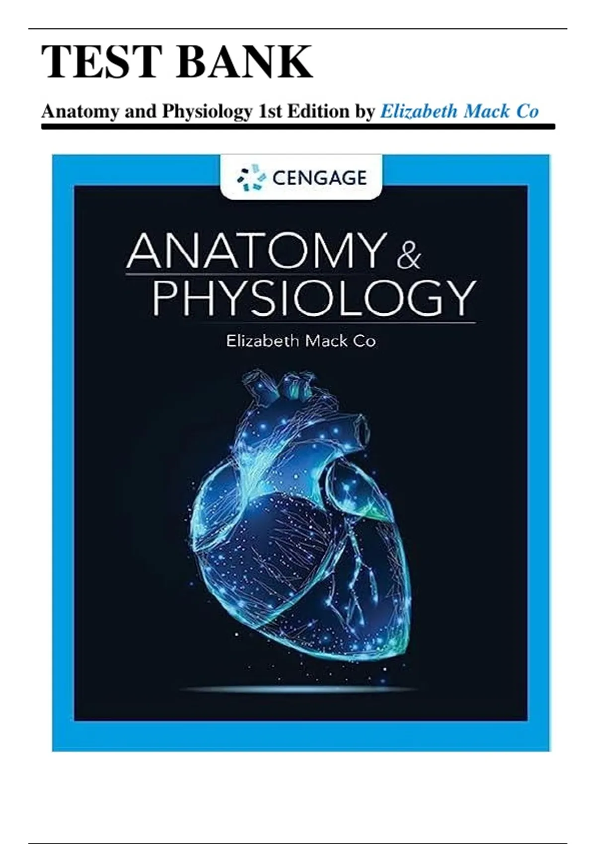 Test Bank for Anatomy and Physiology, 1st Edition | All Chapters ...