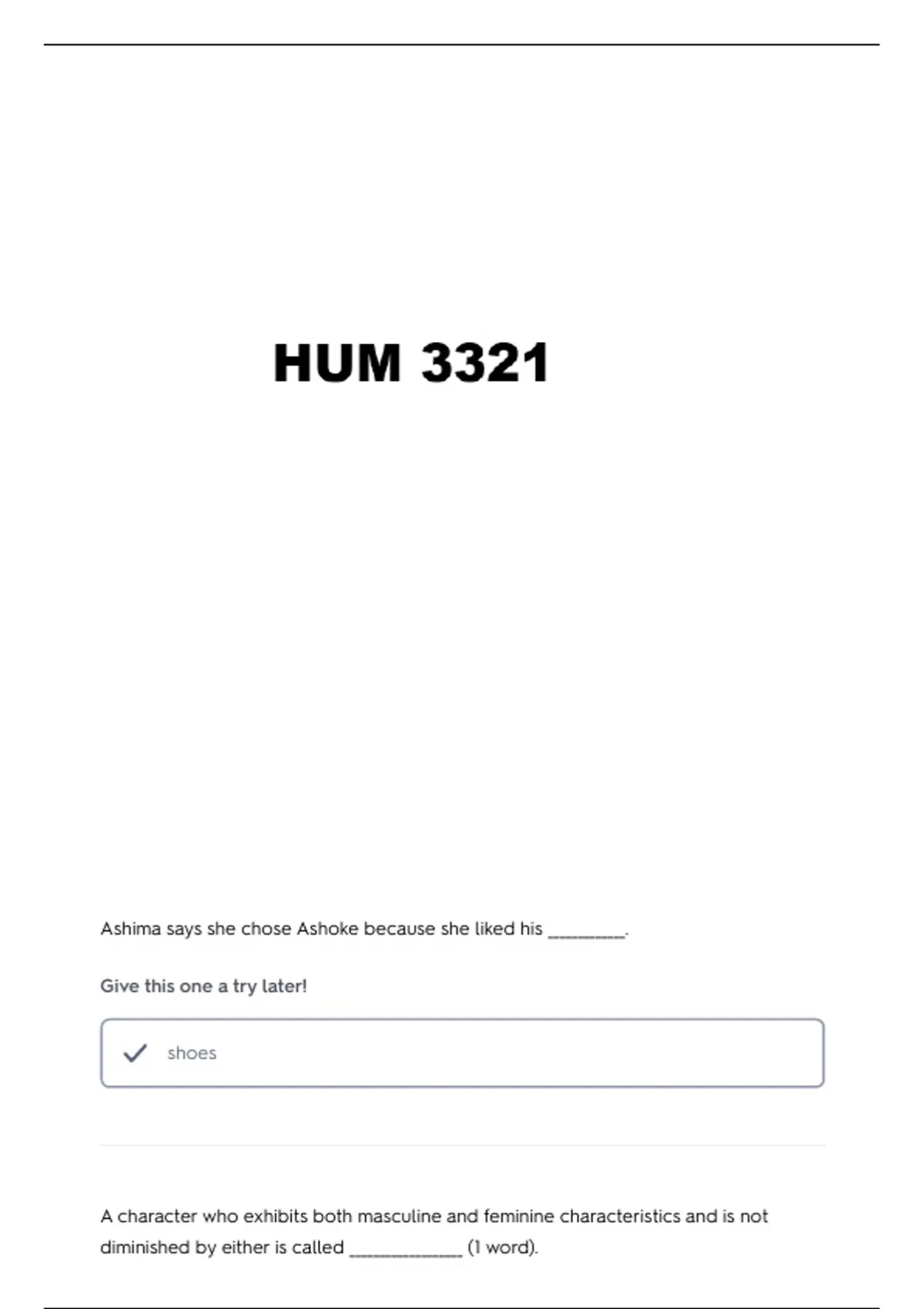 HUM 3321 FSU FINAL EXAM QUESTIONS AND VERIFIED ANSWERS - HUM 3321 ...