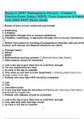 Mosby’s ARRT Radiography Review – Chapter 2 Practice Exam Safety, MSDS ...