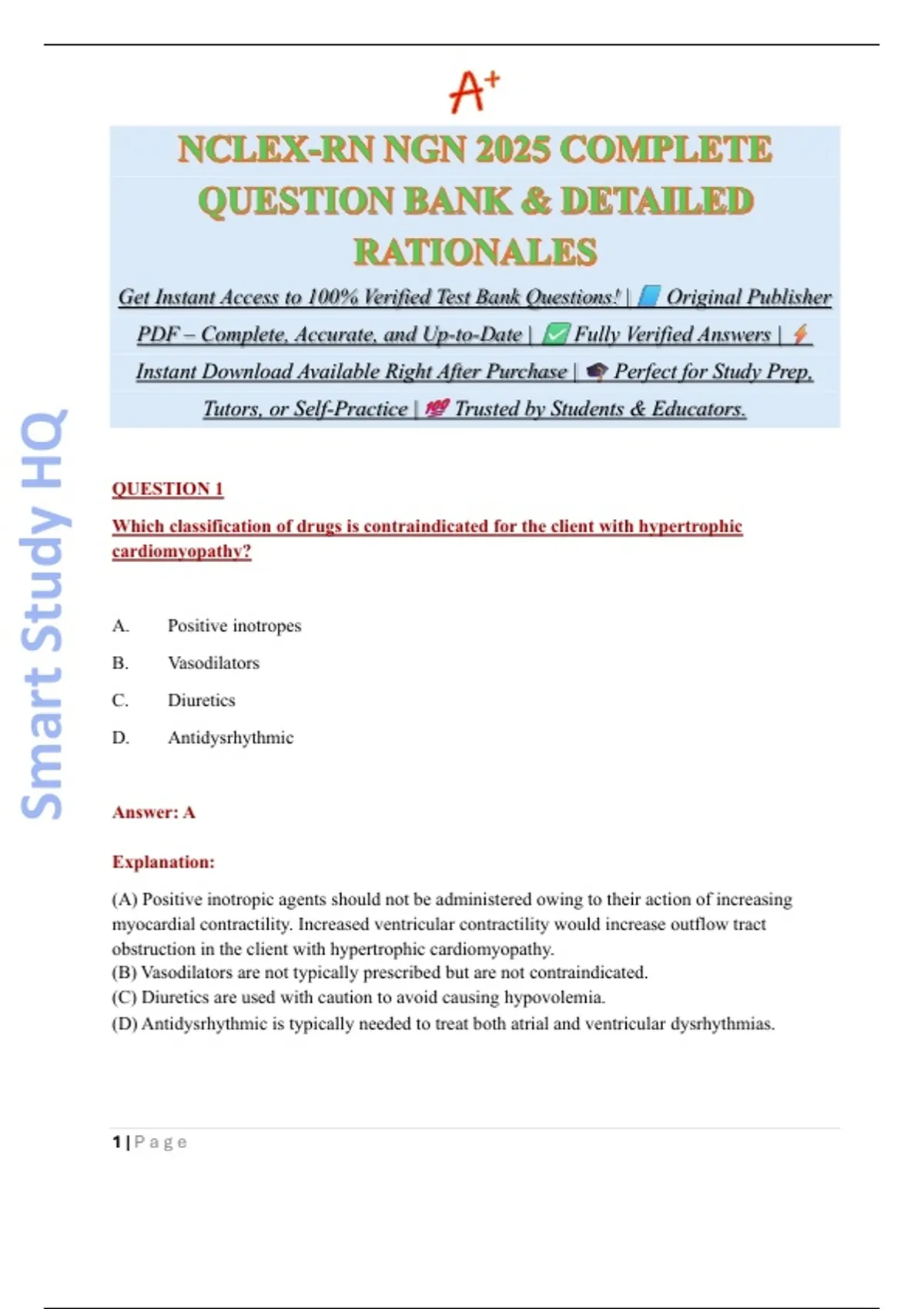 NCLEX-RN (Next Generation NCLEX) – Complete Practice Question Bank with ...