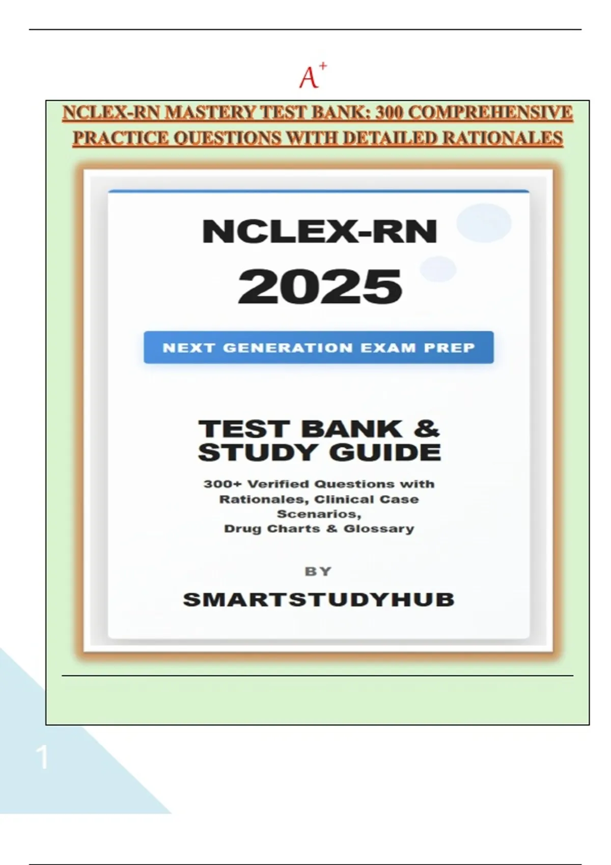NCLEX-RN (Next Generation NCLEX) – Full Practice Question Bank with ...