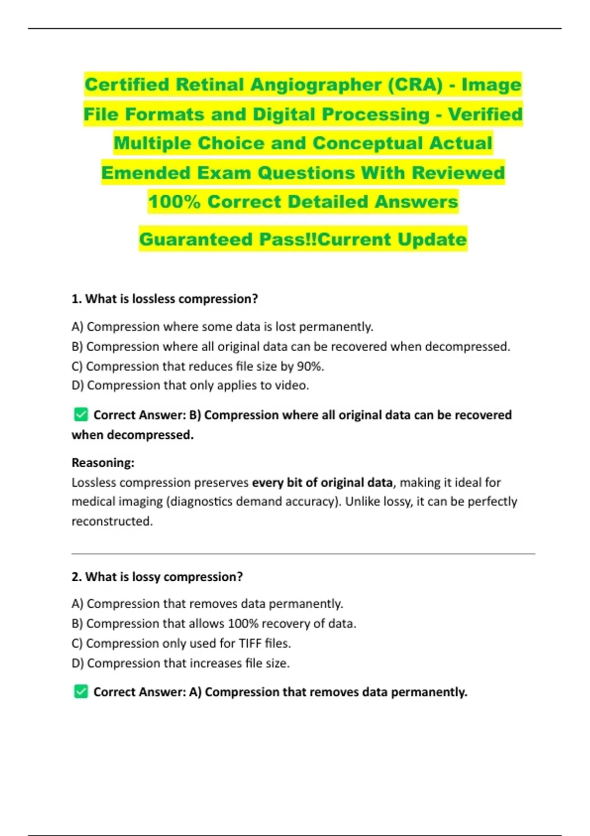 Certified Retinal Angiographer (CRA) - Image File Formats and Digital ...