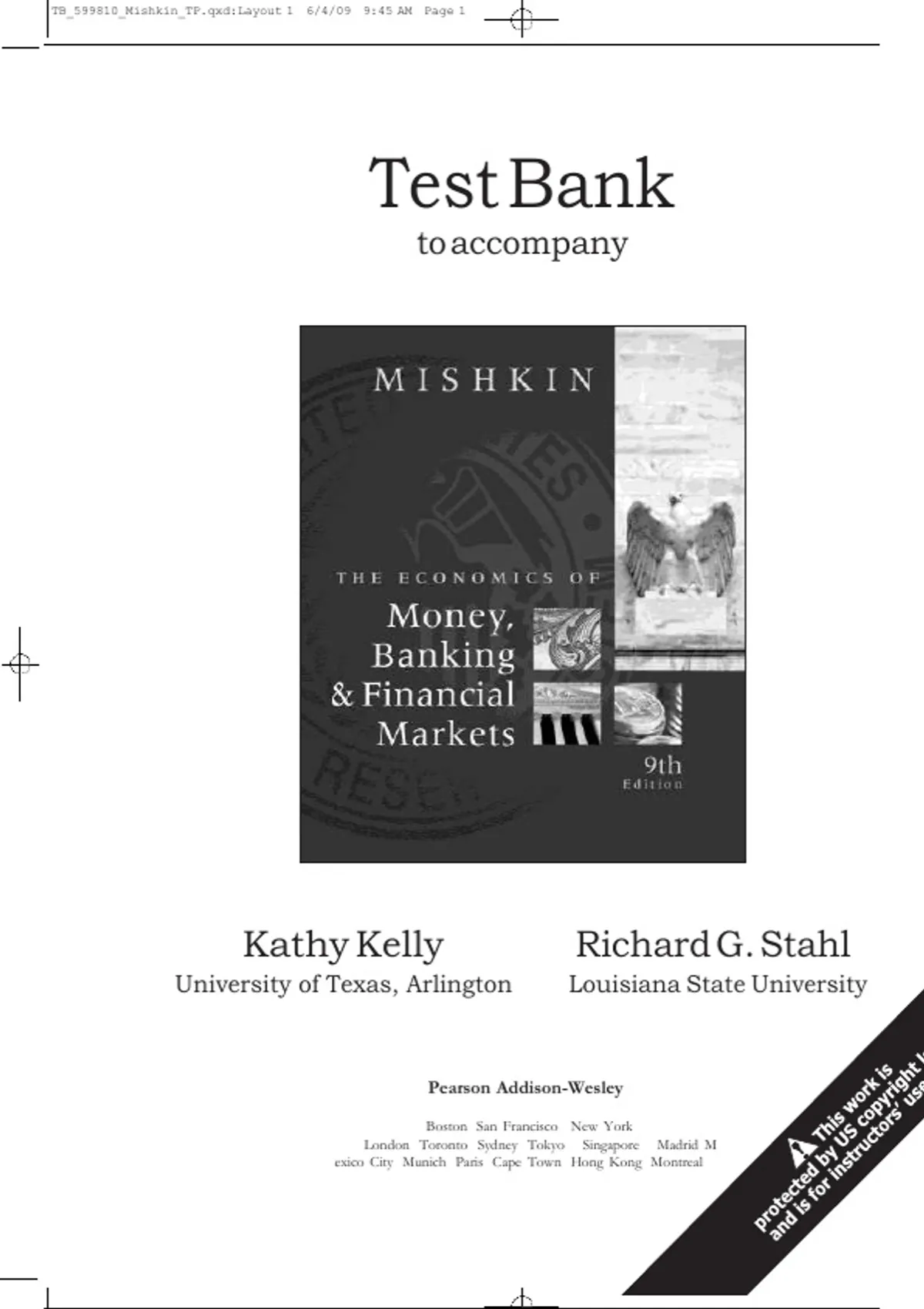 Intermediate Accounting Test Bank: Financial Reporting, Conceptual ...