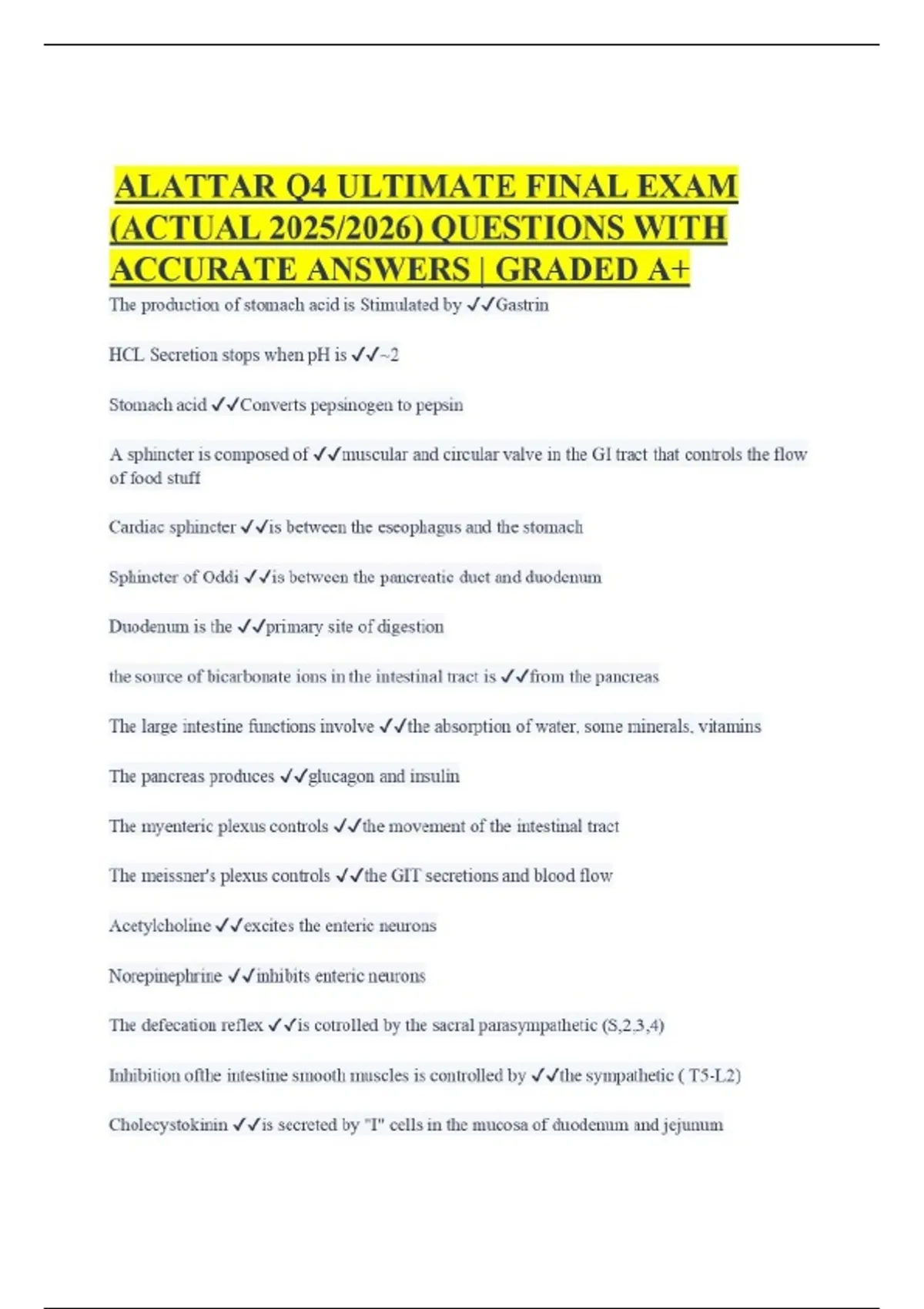 ALATTAR Q4 ULTIMATE FINAL EXAM (ACTUAL 2025/2026) QUESTIONS WITH ...