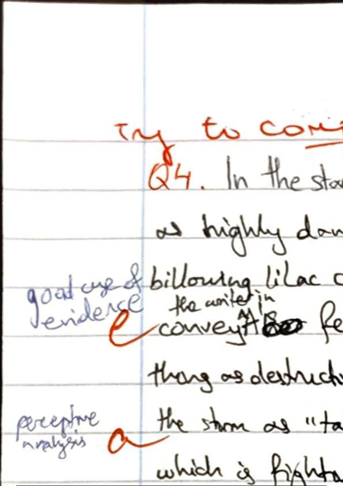 Summary Selection of examiner/teacher-marked top-mark answers to AQA ...