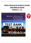 Test Bank – Modern Advanced Accounting in Canada (10th Edition, Darrell ...