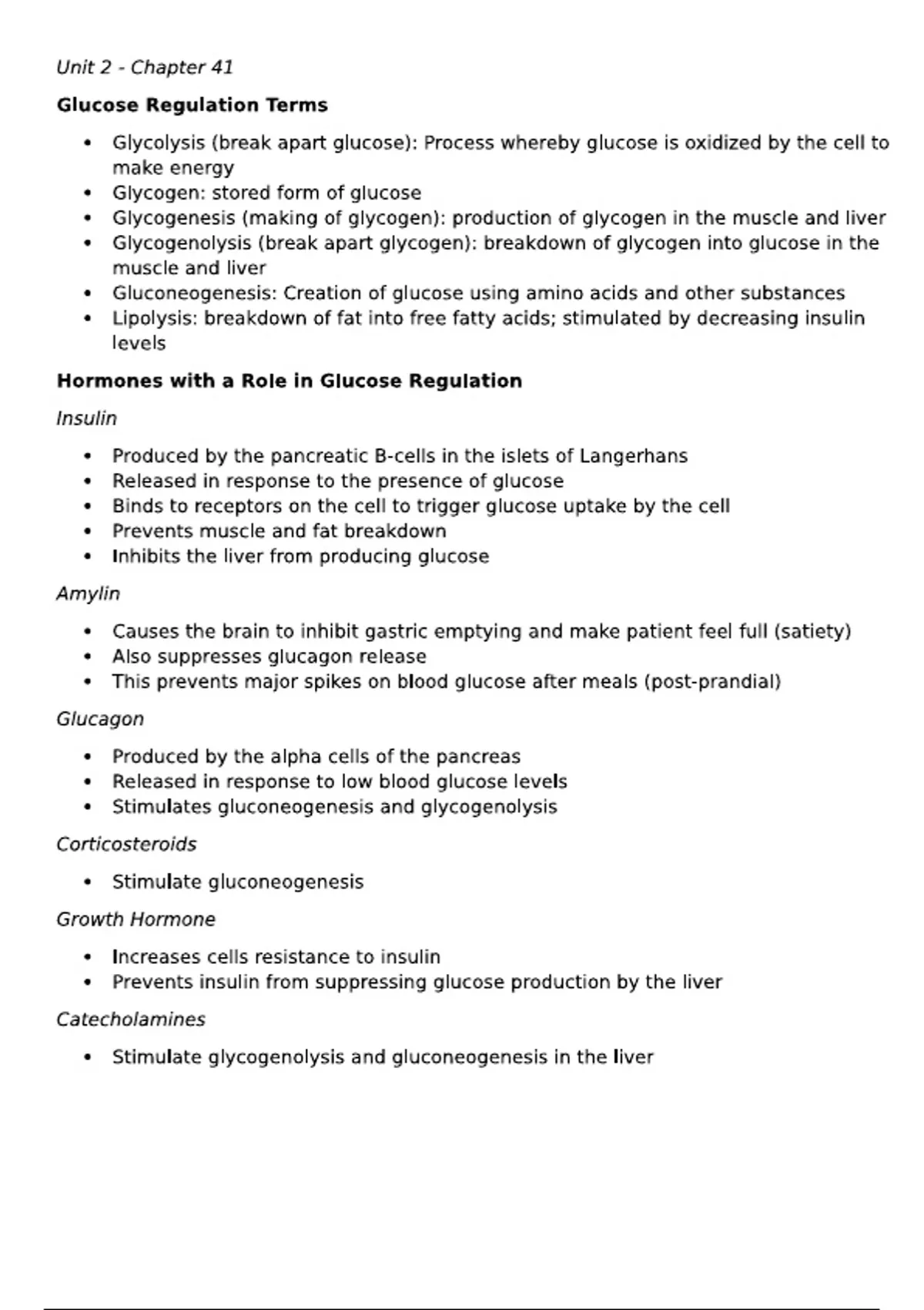 NSG 3280 Unit 2 Chapter 41 Notes Key – Complete Nursing Study Notes ...