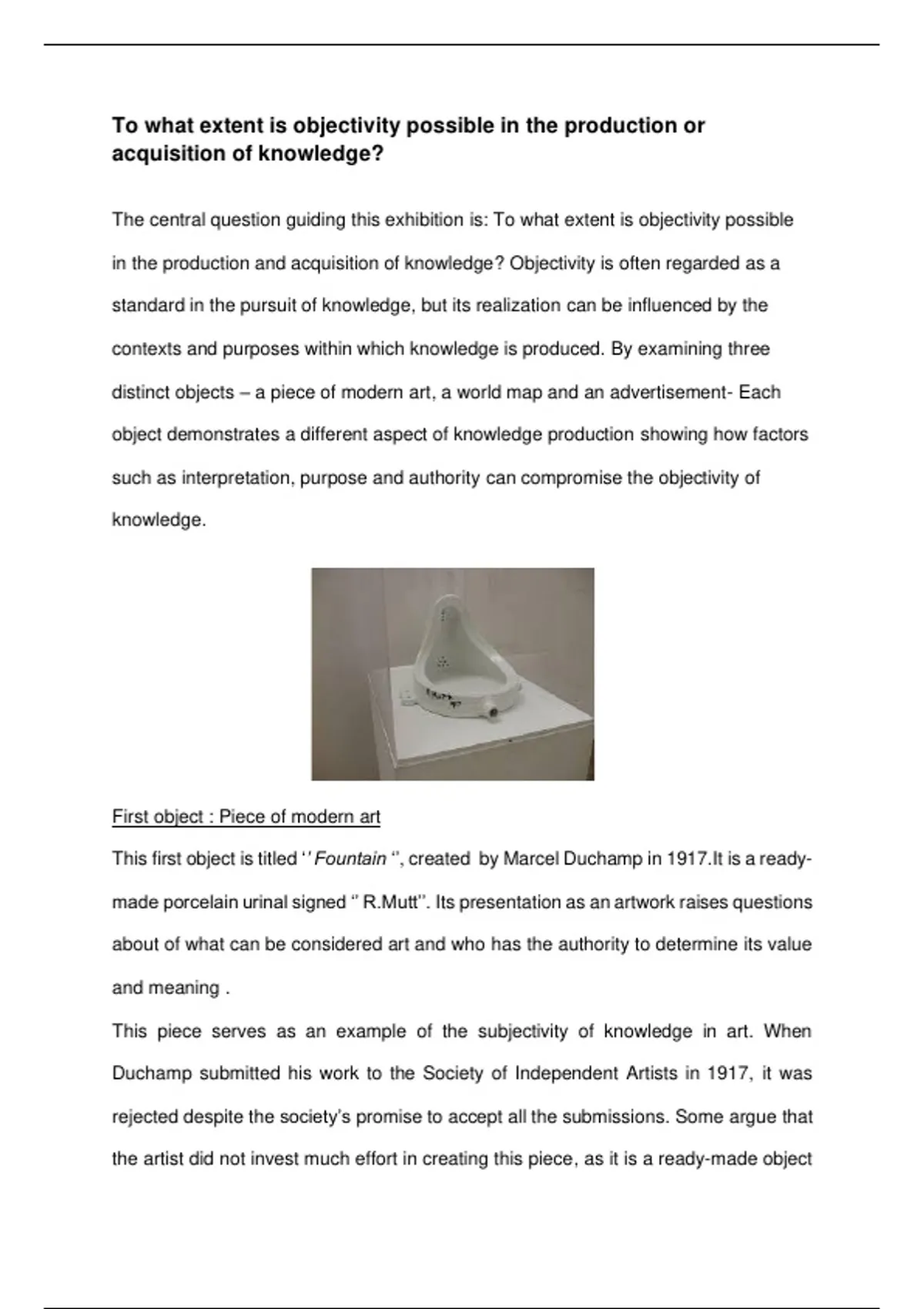 ToK (Theory of Knowledge) exhibition may 2025 - IB. Tok exhibition ...