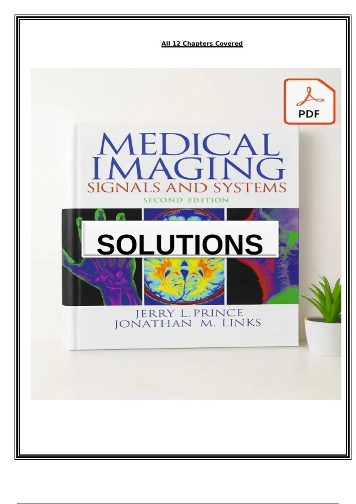 Solution Manual for Medical Imaging Signals and Systems (2nd Edition ...
