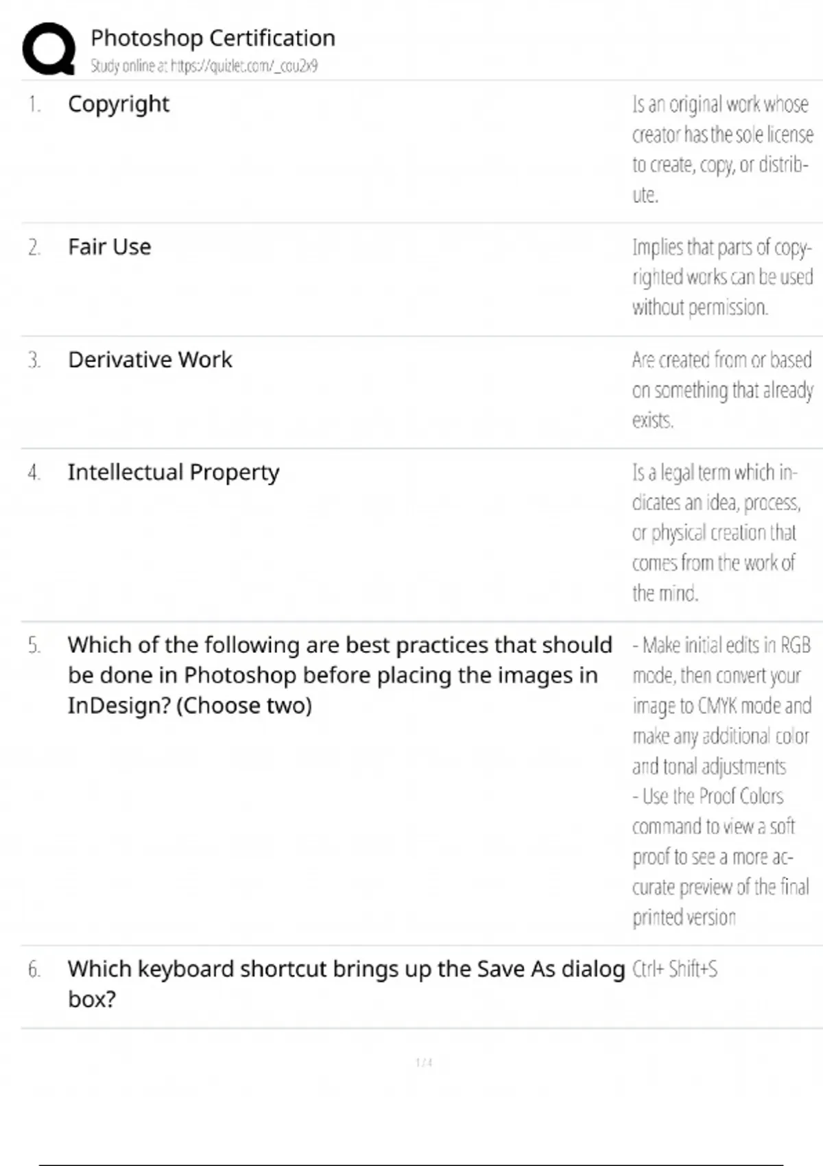 Photoshop Certification / Practice Exam & Study Guide / 2025 Update ...