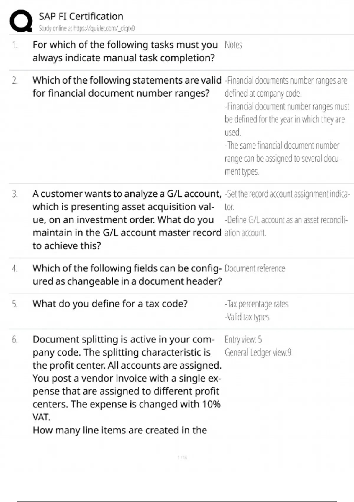 SAP FI Certification / Financial Accounting Exam / 2025 Update / Score ...