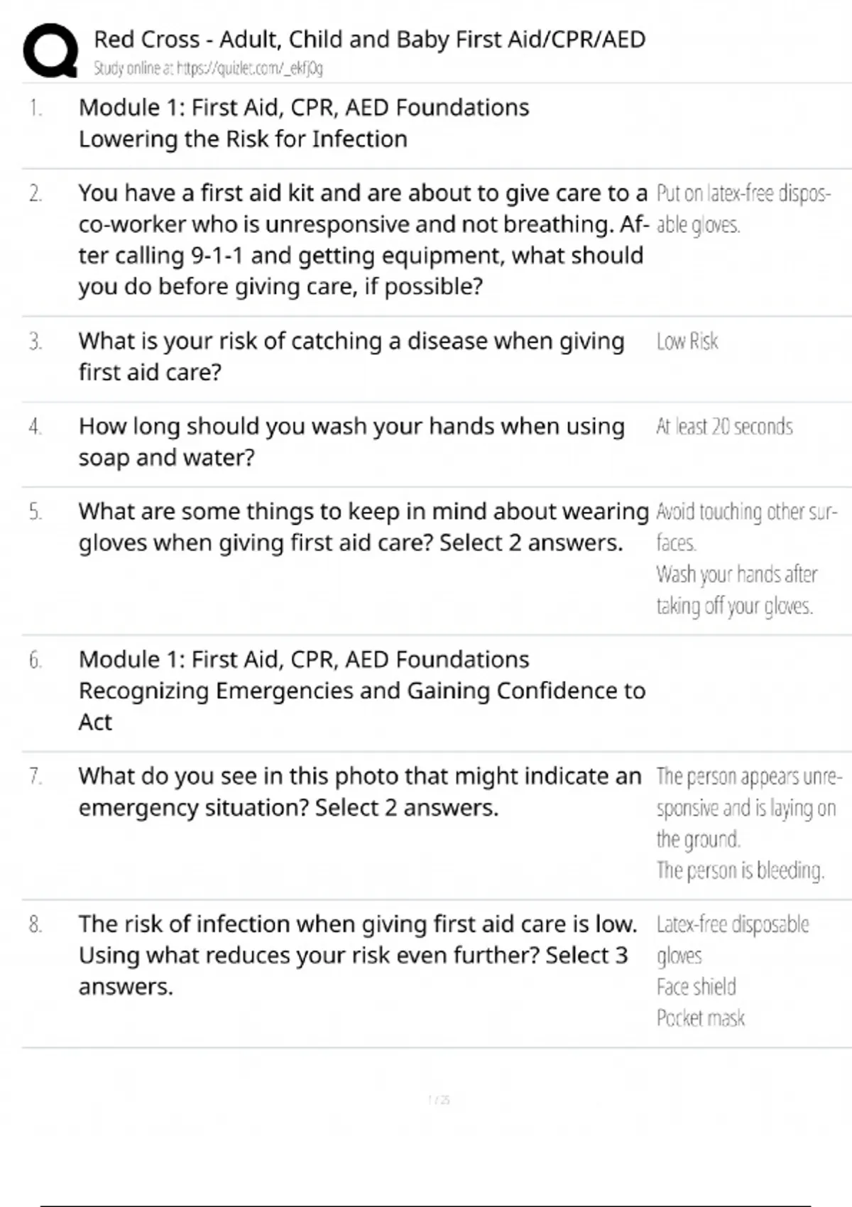 Red Cross First Aid CPR AED / Adult Child Baby Certification / 2025 ...