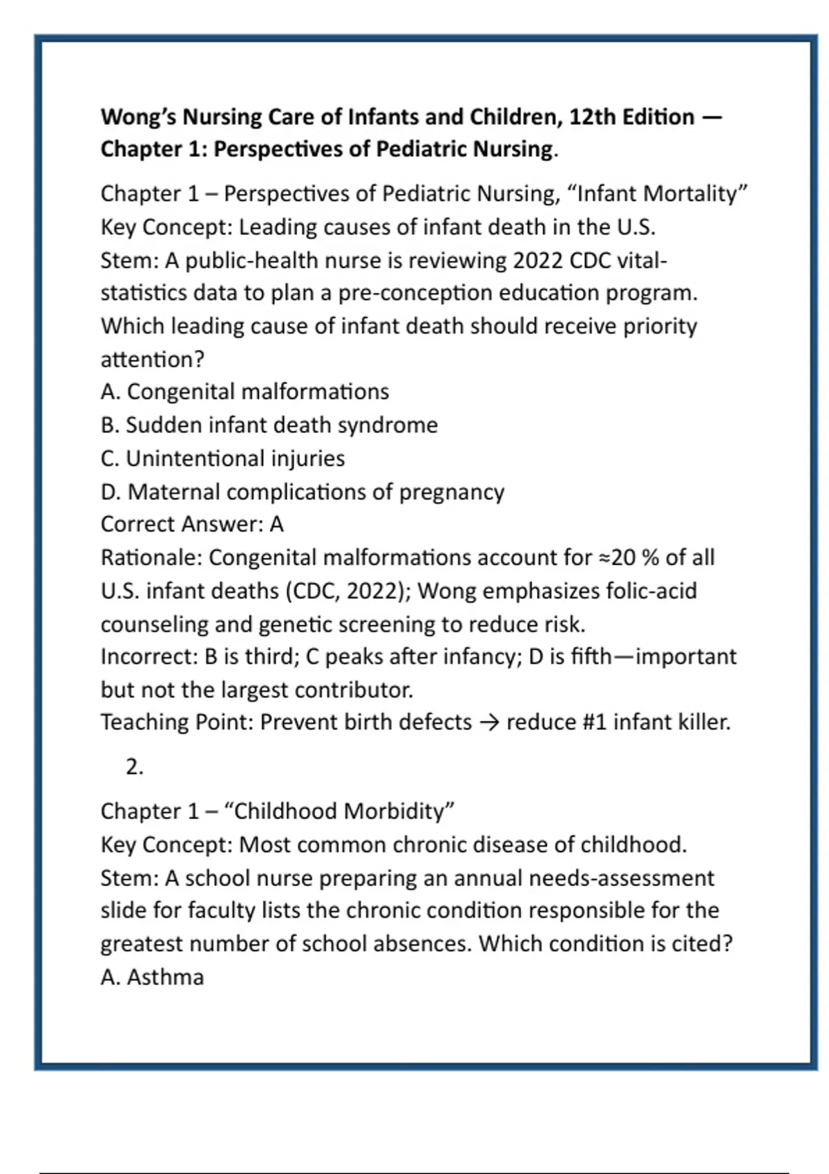 Wong’s Nursing Care of Infants & Children 12th Ed. – COMPLETE Chapter ...