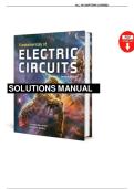 Solutions Manual for Fundamentals of Electric Circuits, 7th Edition by ...