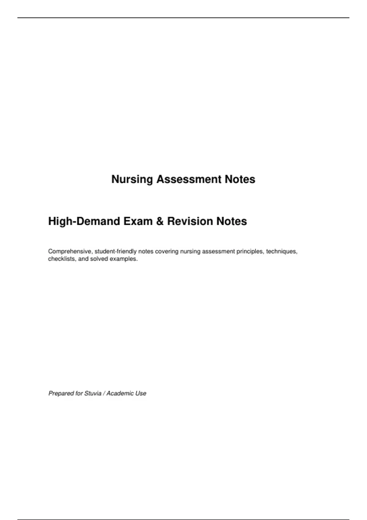 Nursing Assessment Revision Pack – Vital Signs, Pain, ABCDE, GCS ...