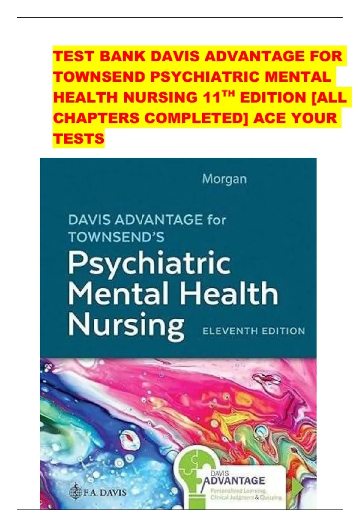 Essentials of Psychiatric Mental Health Nursing – 11th Edition ...