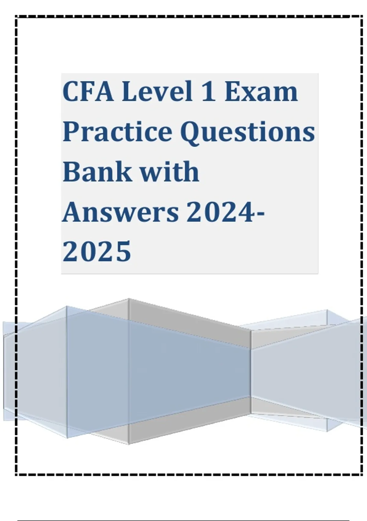 CFA Level 1 Exam Practice Questions Bank with Answers - CFA - Chartered ...