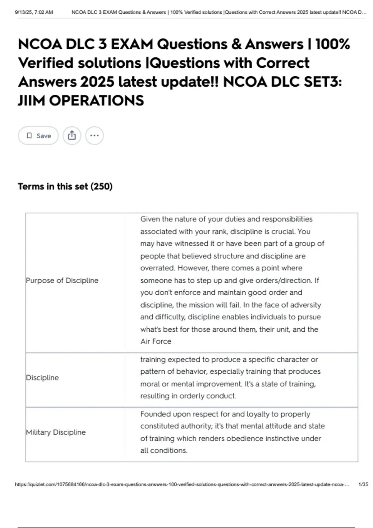 NCOA DLC 3 EXAM Questions & Answers | 100% Verified solutions ...