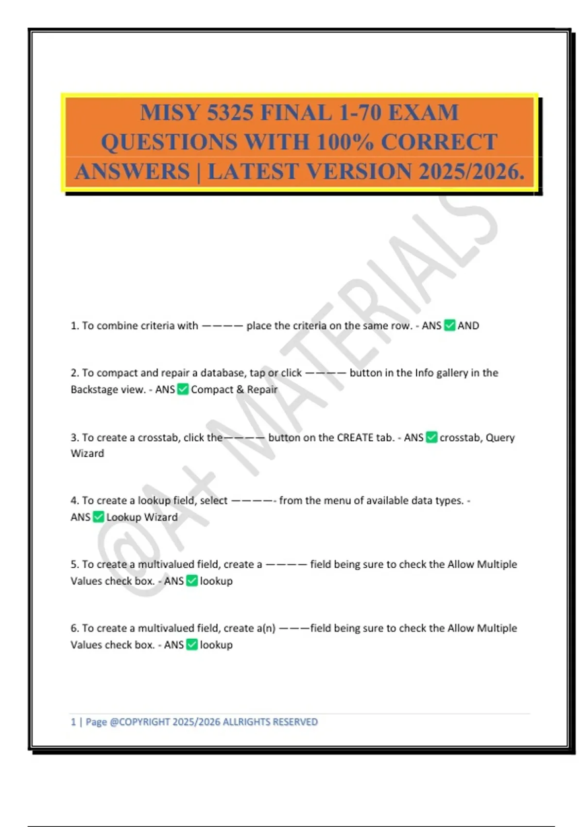 (Excel) TRUE/FALSE: To add a pie chart, first select the data to be ...