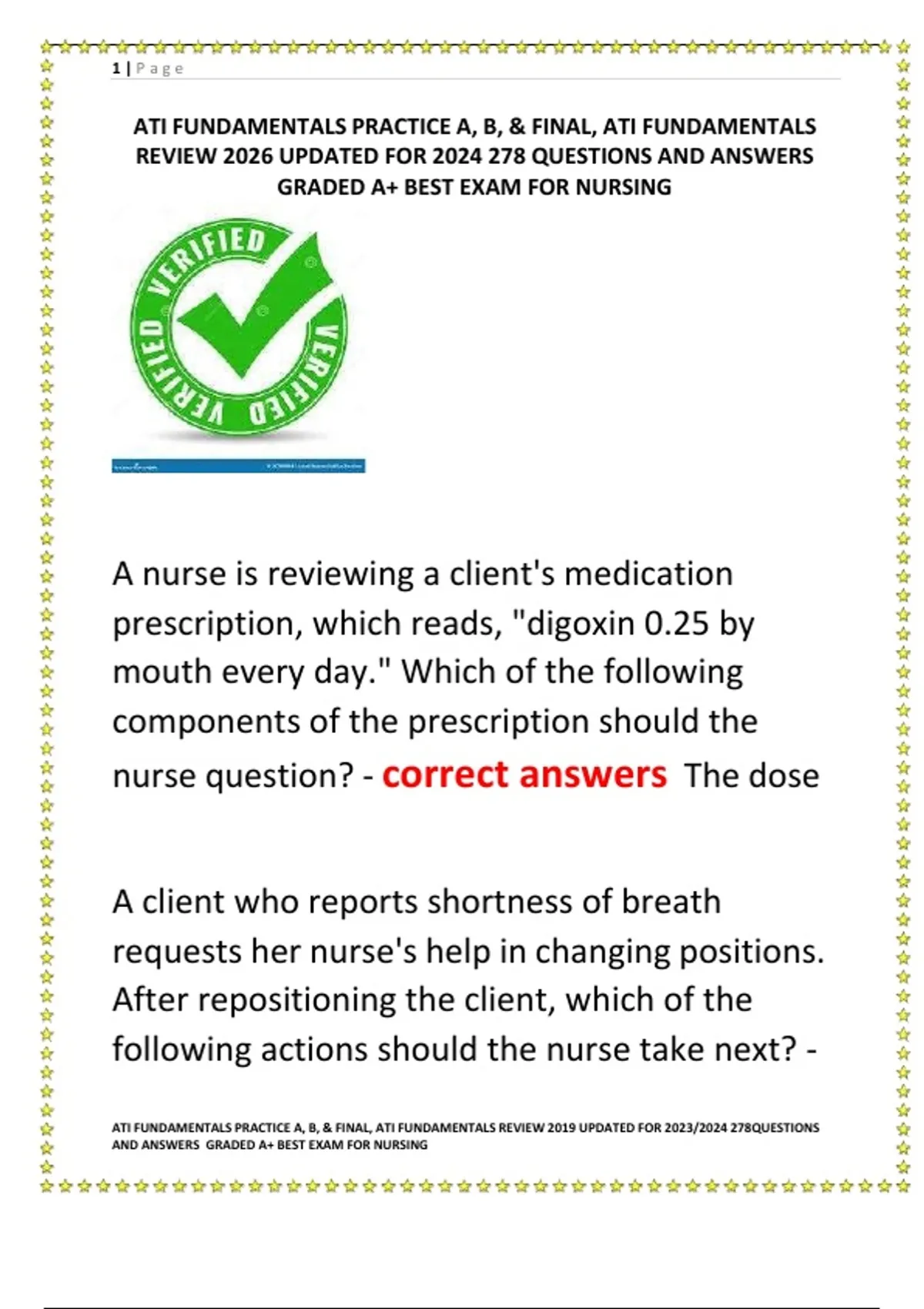 TI Fundamentals Practice A, B & Final – Complete Review with 278 ...