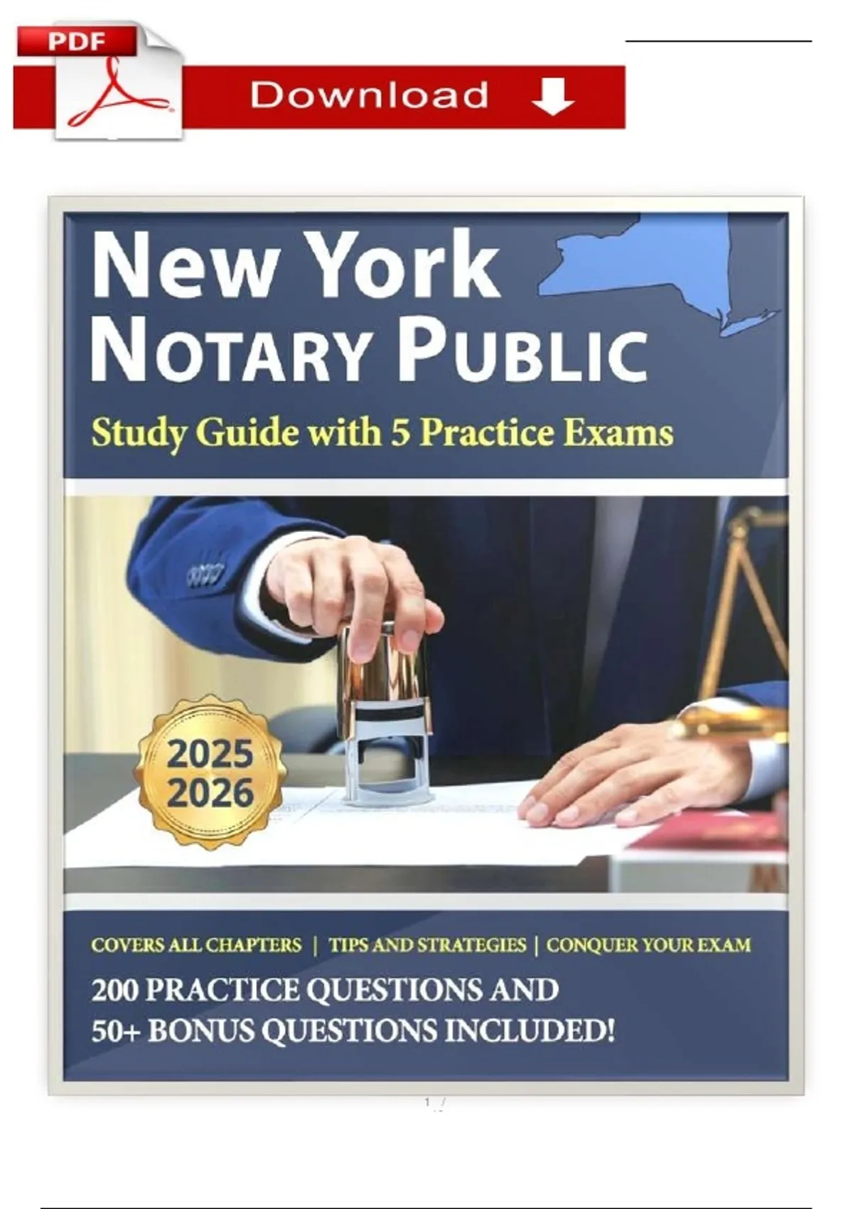 New York Notary Public Practice Test 1 actual exam 2025/2026 | reviewed ...