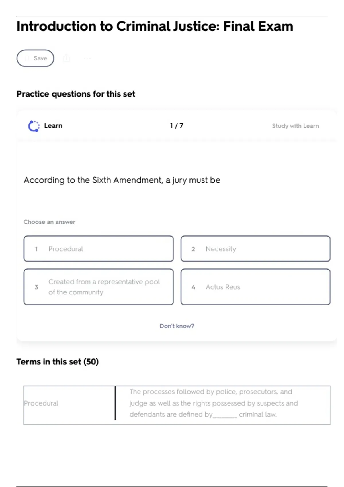 Introduction to Criminal Justice Final Exam – Questions With Correct ...