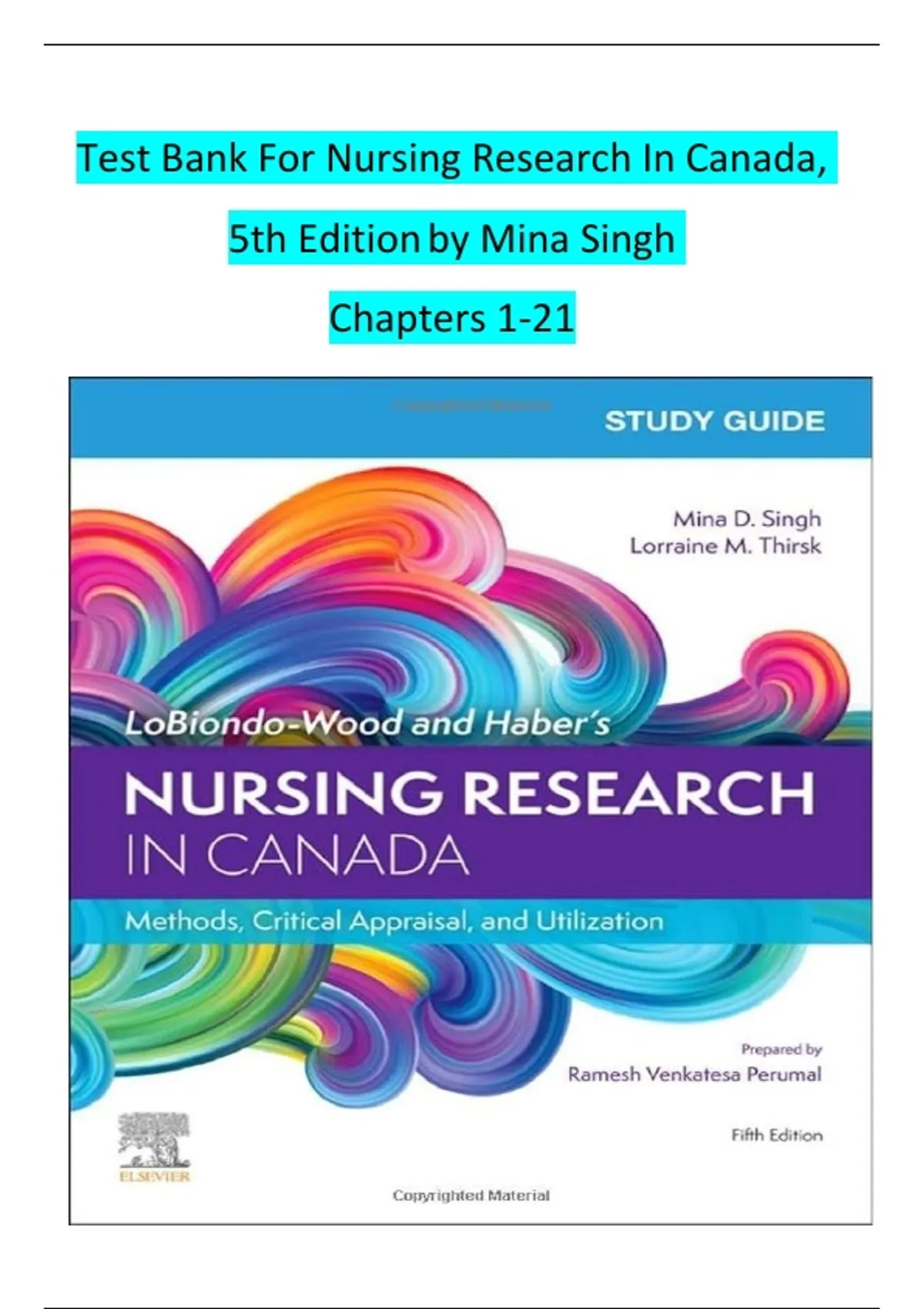 Test Bank – Nursing Research in Canada, 5th Edition by Mina D. Singh ...
