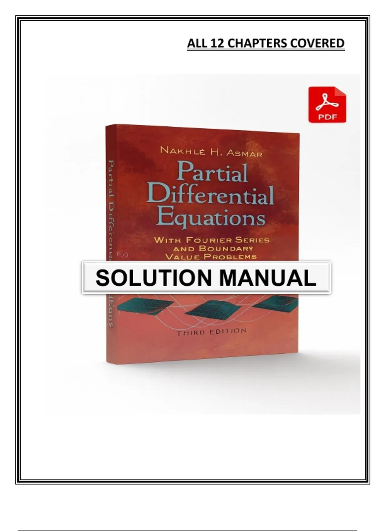 Partial Differential Equations With Fourier Series And Boundary Value Partial Differential Equations With Fourier Series And Boundary Value