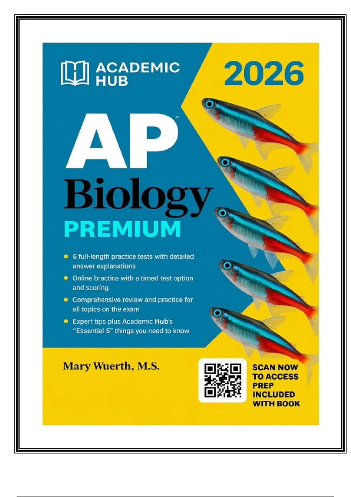 AP Biology Premium 2026 | 6 Full-Length Practice Tests + Online Prep ...