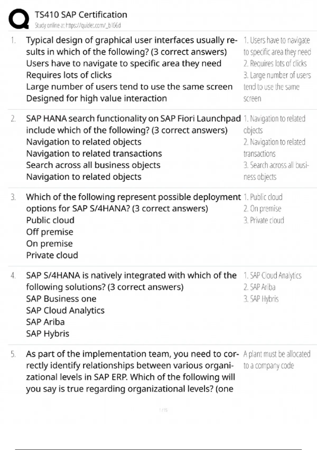TS410 SAP Certification Test Bank / SAP Business One Exam / 2025 Update ...