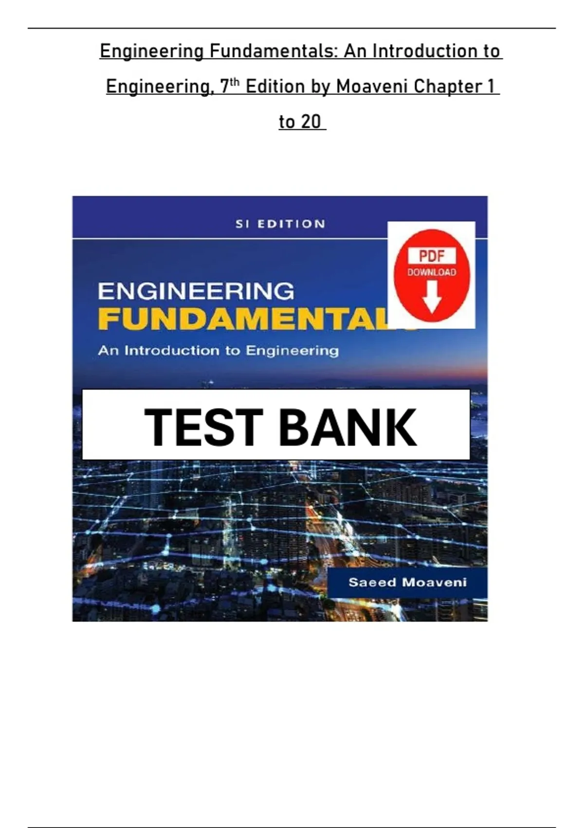Engineering Fundamentals: An Introduction to Engineering, 7th Edition ...