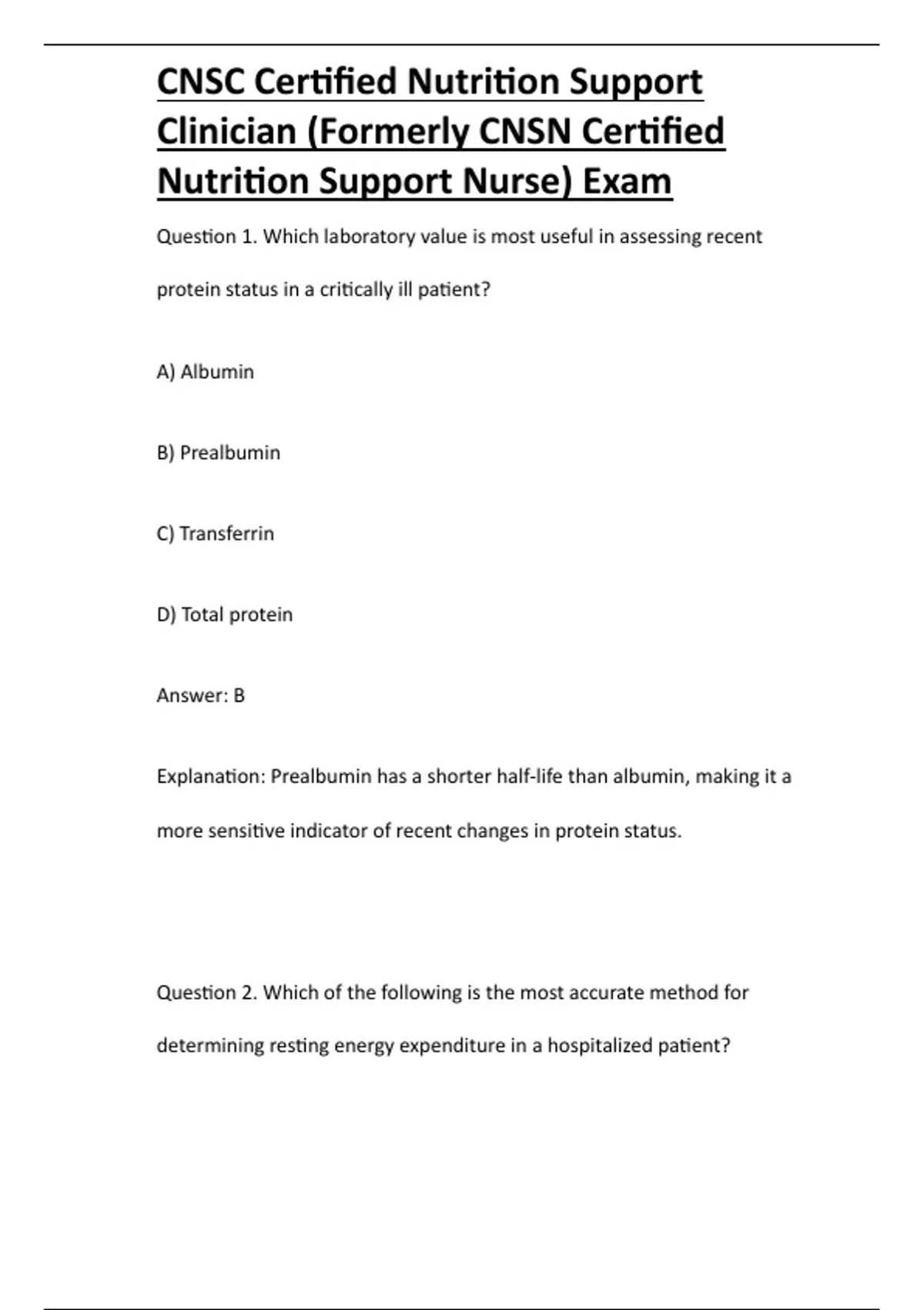CNSC Certified Nutrition Support Clinician (Formerly CNSN Certified ...