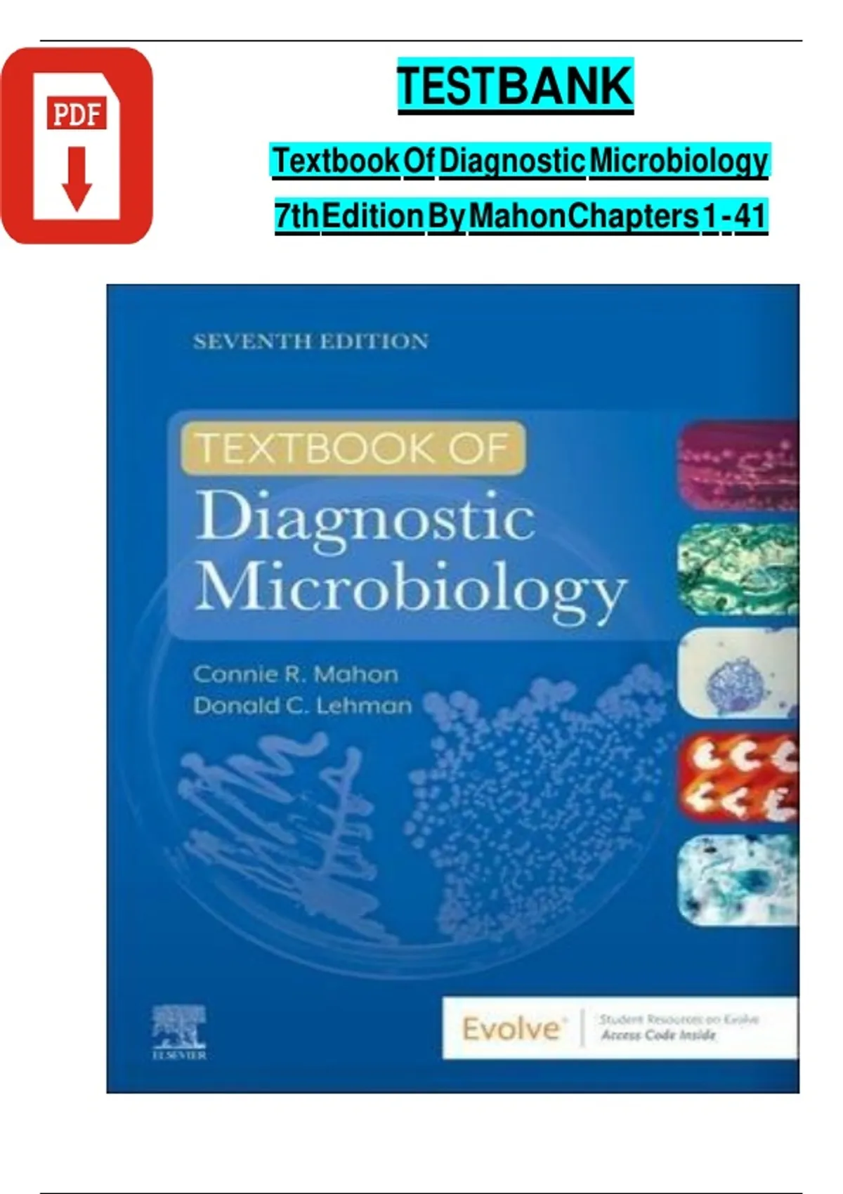 Test Bank for Microbiology Textbook of Diagnostic , 7th Edition by ...