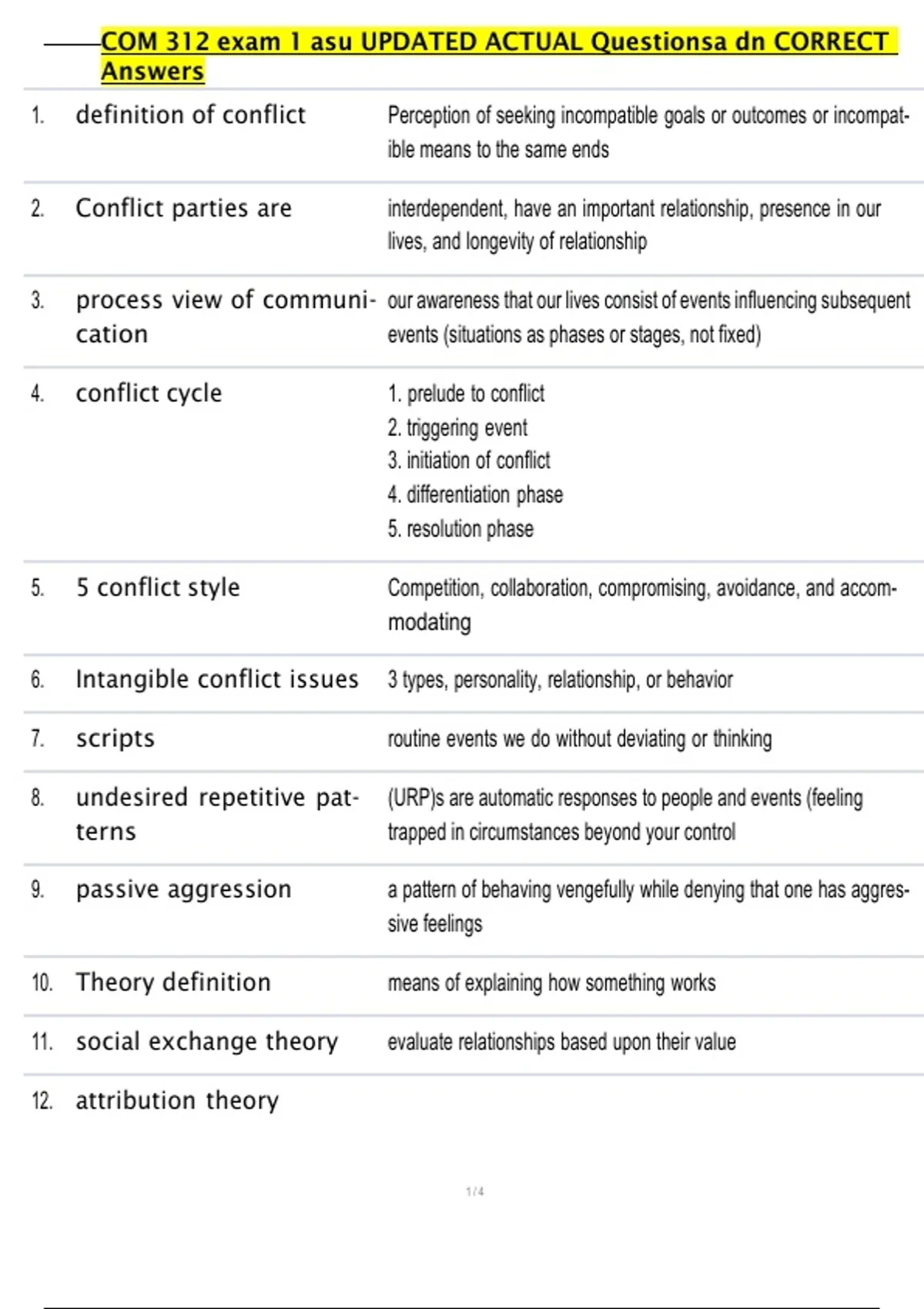 COM 312 Bundled Exam Questions WITH CORRECT Answers Bundled Exam ...
