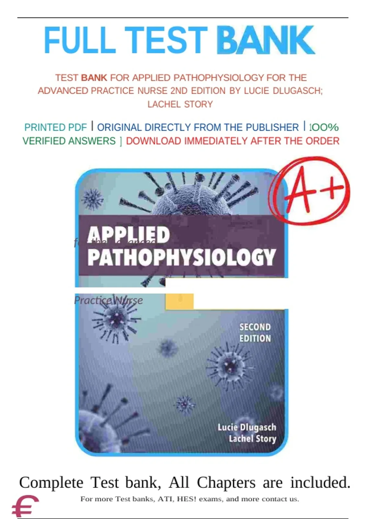 Test Bank for Applied Pathophysiology for the Advanced Practice Nurse ...