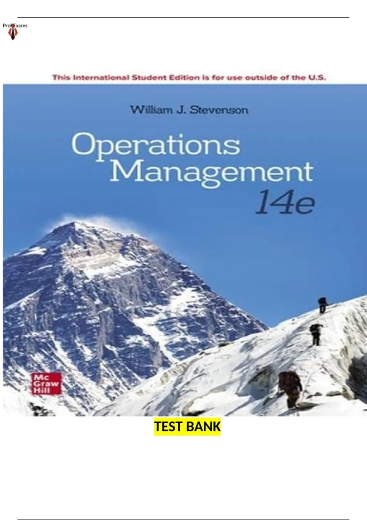 Operations Management 14th Edition Stevenson | Complete Elaborated Test ...