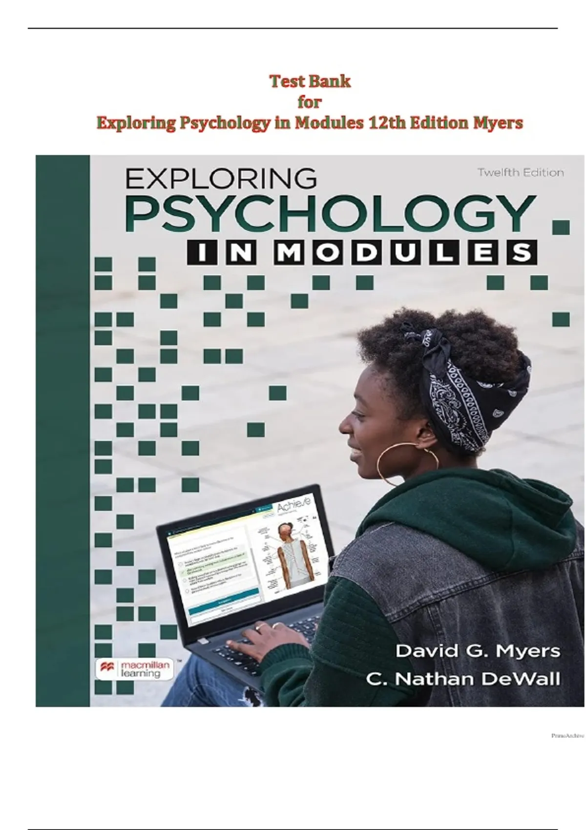 Exploring Psychology – Test Bank (David G. Myers, 10th Edition ...