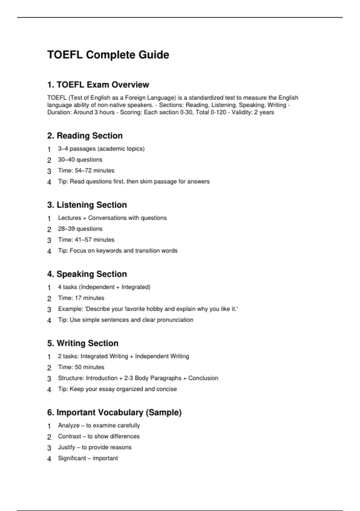 “TOEFL Complete Preparation Guide: Strategies, Vocabulary & Practice ...