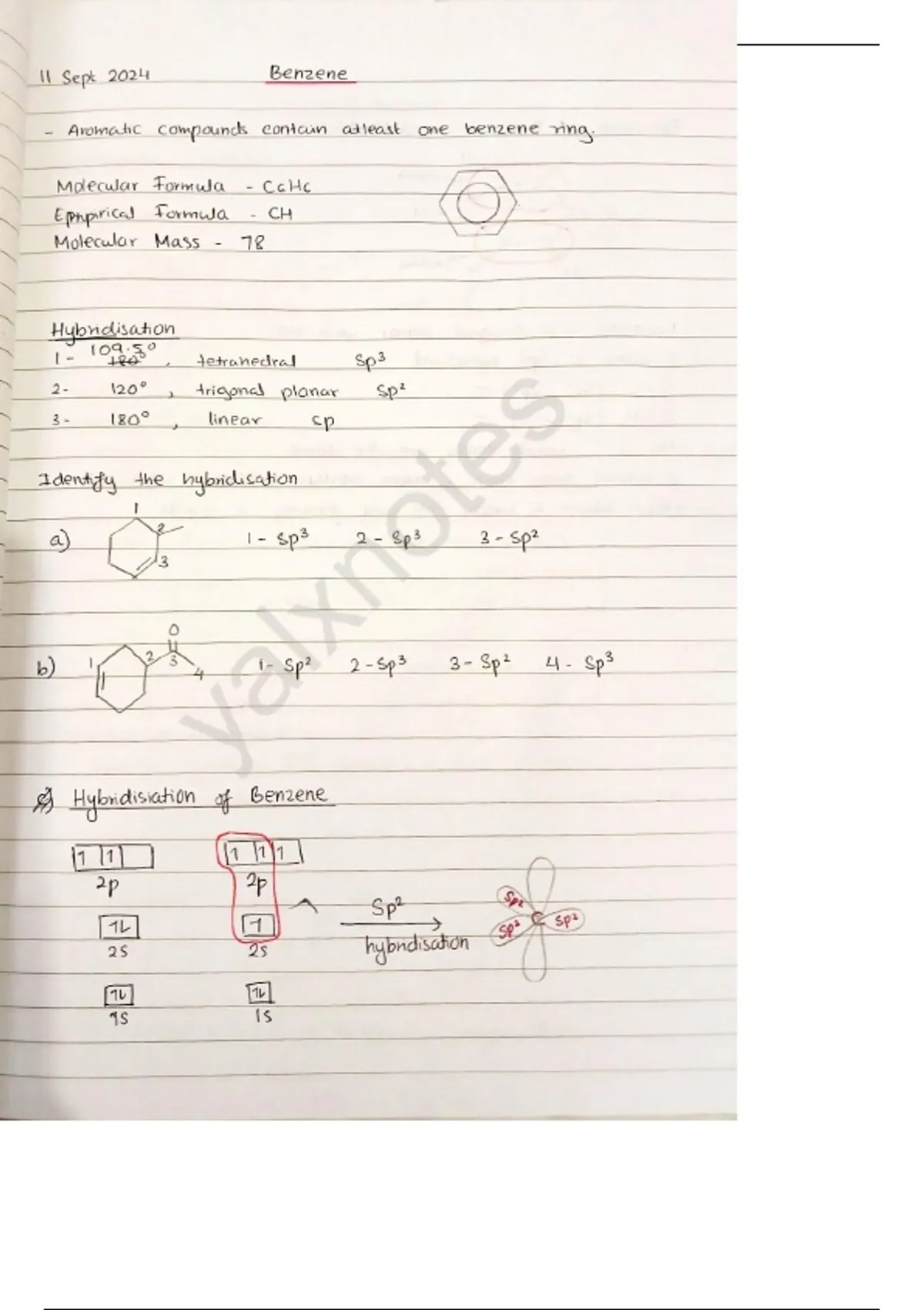 9701 - Organic Chemistry Benzene notes - Chemistry - Stuvia US