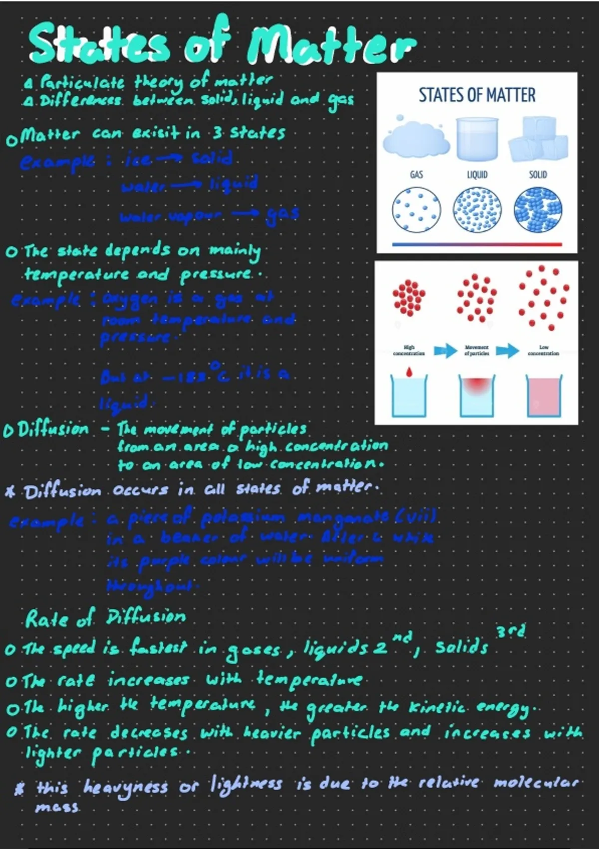 Summary Chapter 1 states of matter - Chemistry - Stuvia US